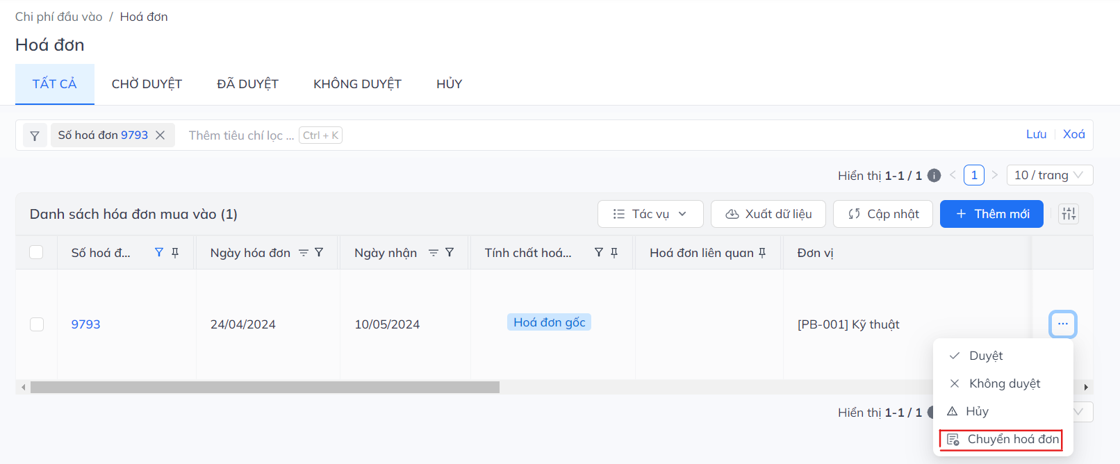 Cập nhật tính năng định kỳ (T5/2024) – Bizzi